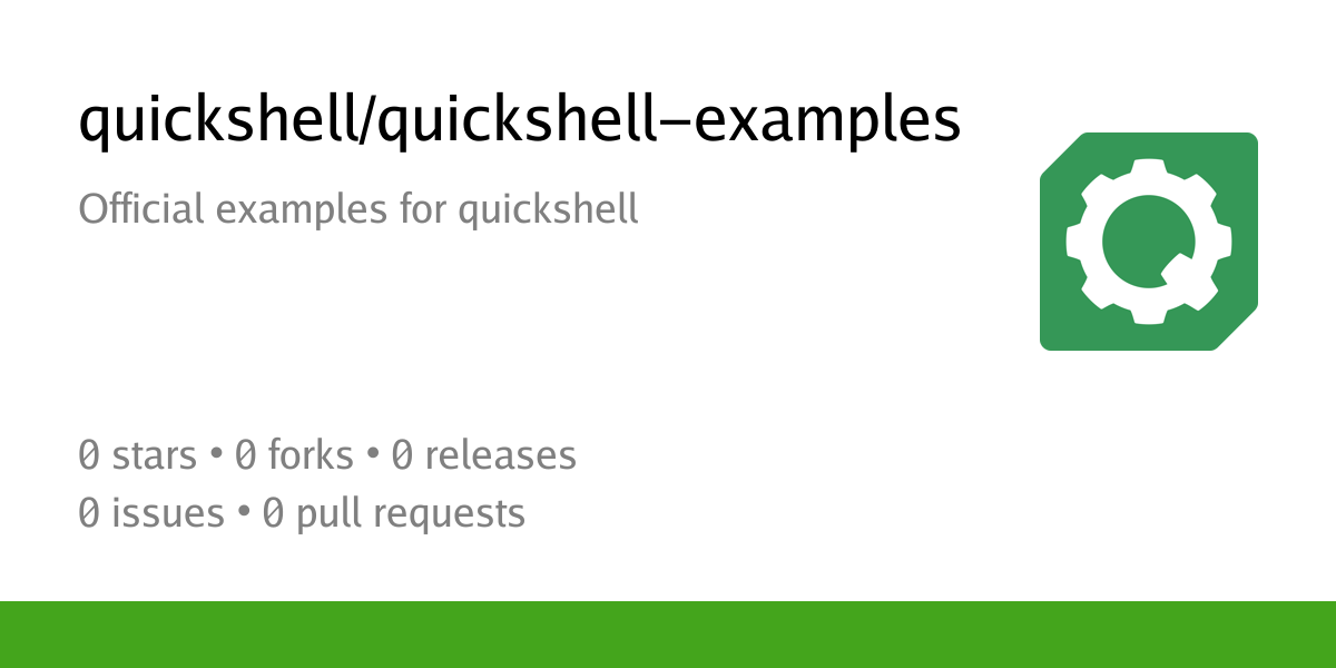 quickshell/quickshell-examples: Official examples for quickshell - Forgejo